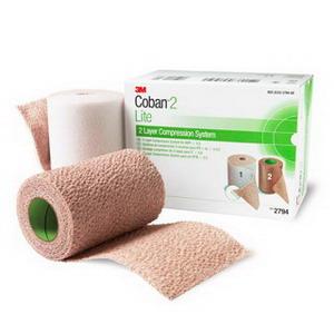 Bx/1 (2/Rl) Coban 2 Layer Lite Compression System,4In X 2.9Yds, 3In X